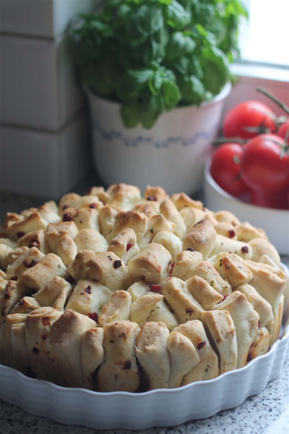 Zupfbrot mit drei Ideen für Füllungen - Partyfood und Snacks