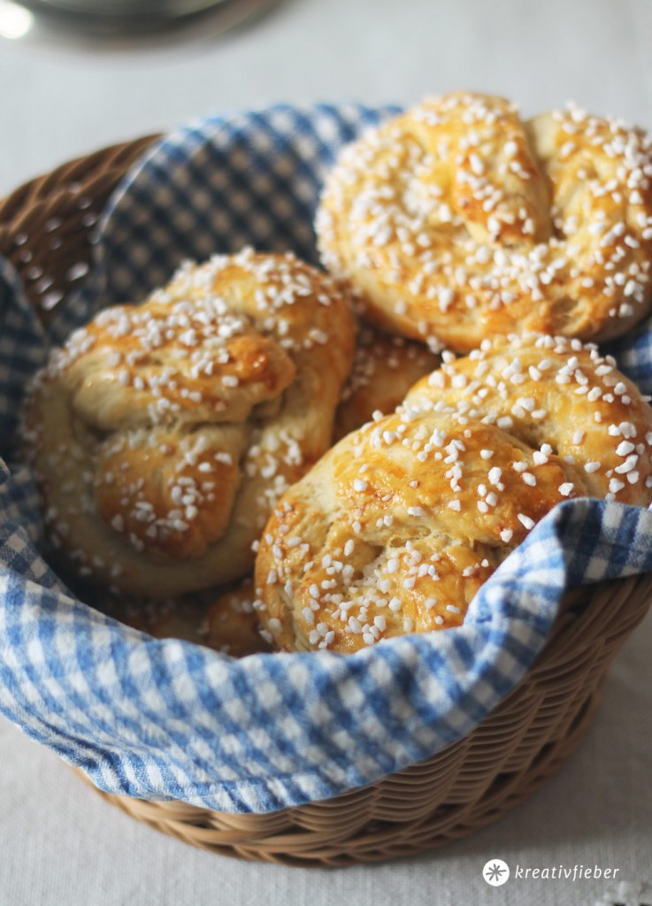 Butterbrezel zum Frühstück