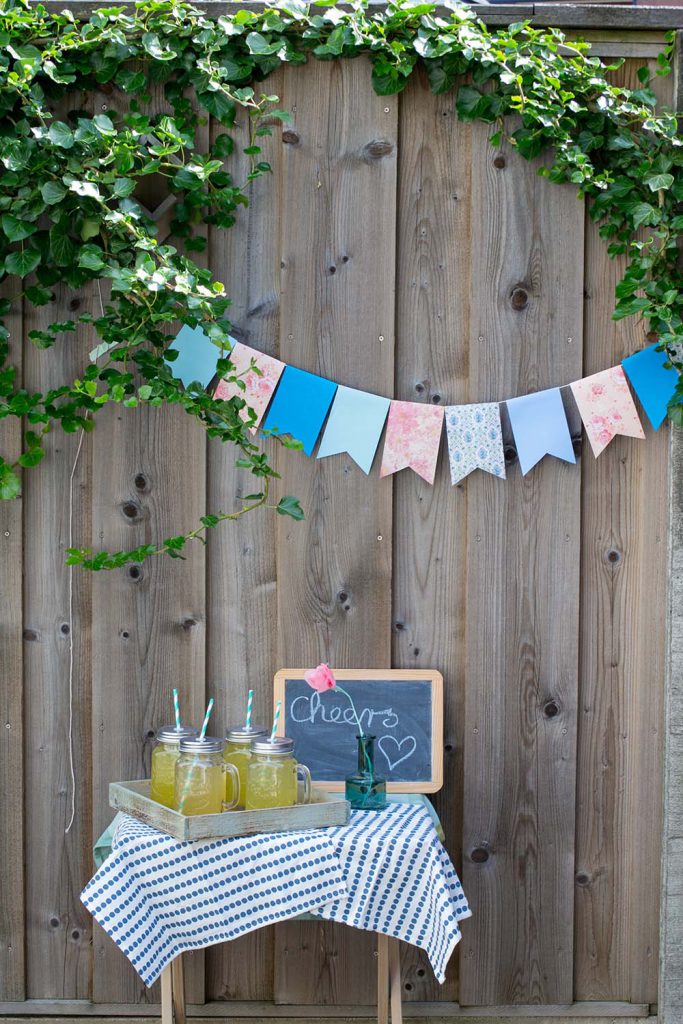 Bunte Deko für die Gartenparty - kreativfieber