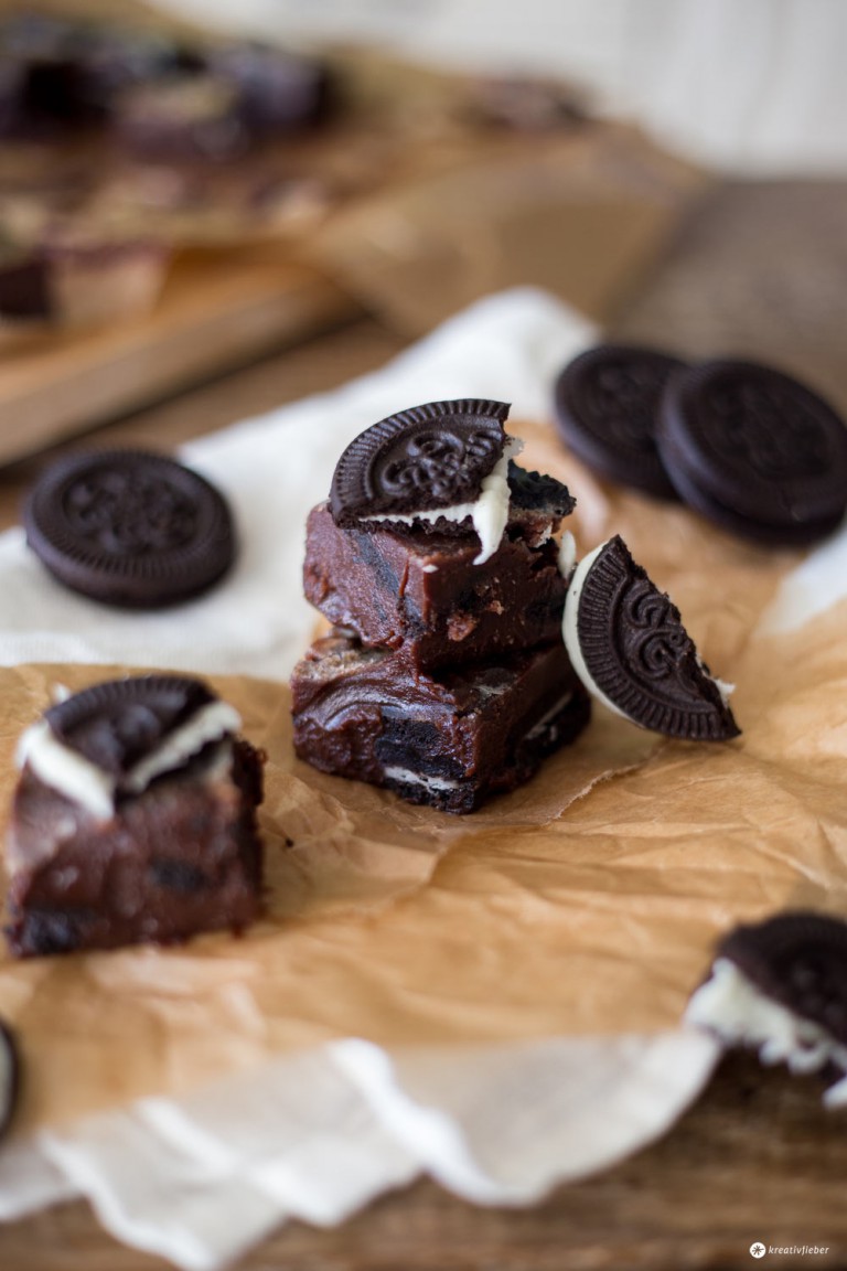 Oreo Fudge Rezept - super schokoladiges weiches Karamell
