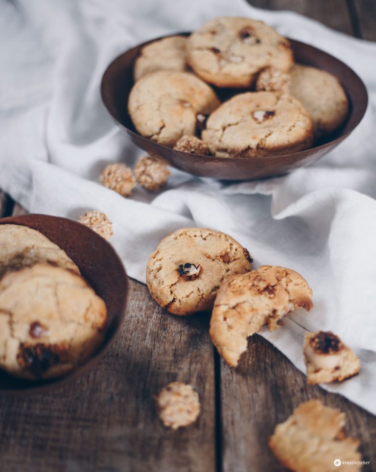 Giotto-Nuss-Kekse backen - leckeres Cookie Rezept - einfache Rezeptidee