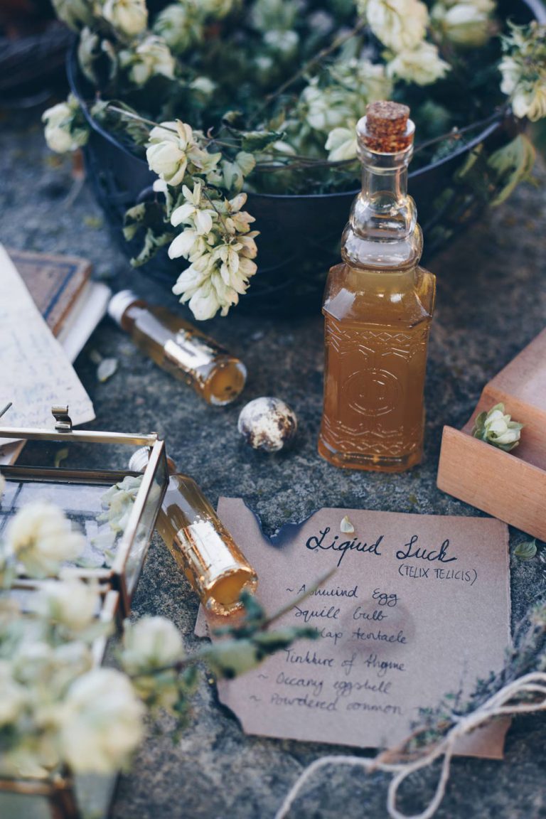 Liquid Luck Potion selbermachen - Harry Potter - Honiglikör Rezept
