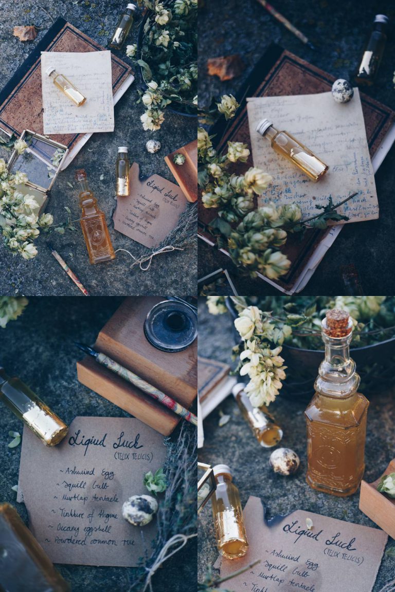 Liquid Luck Potion selbermachen - Harry Potter - Honiglikör Rezept
