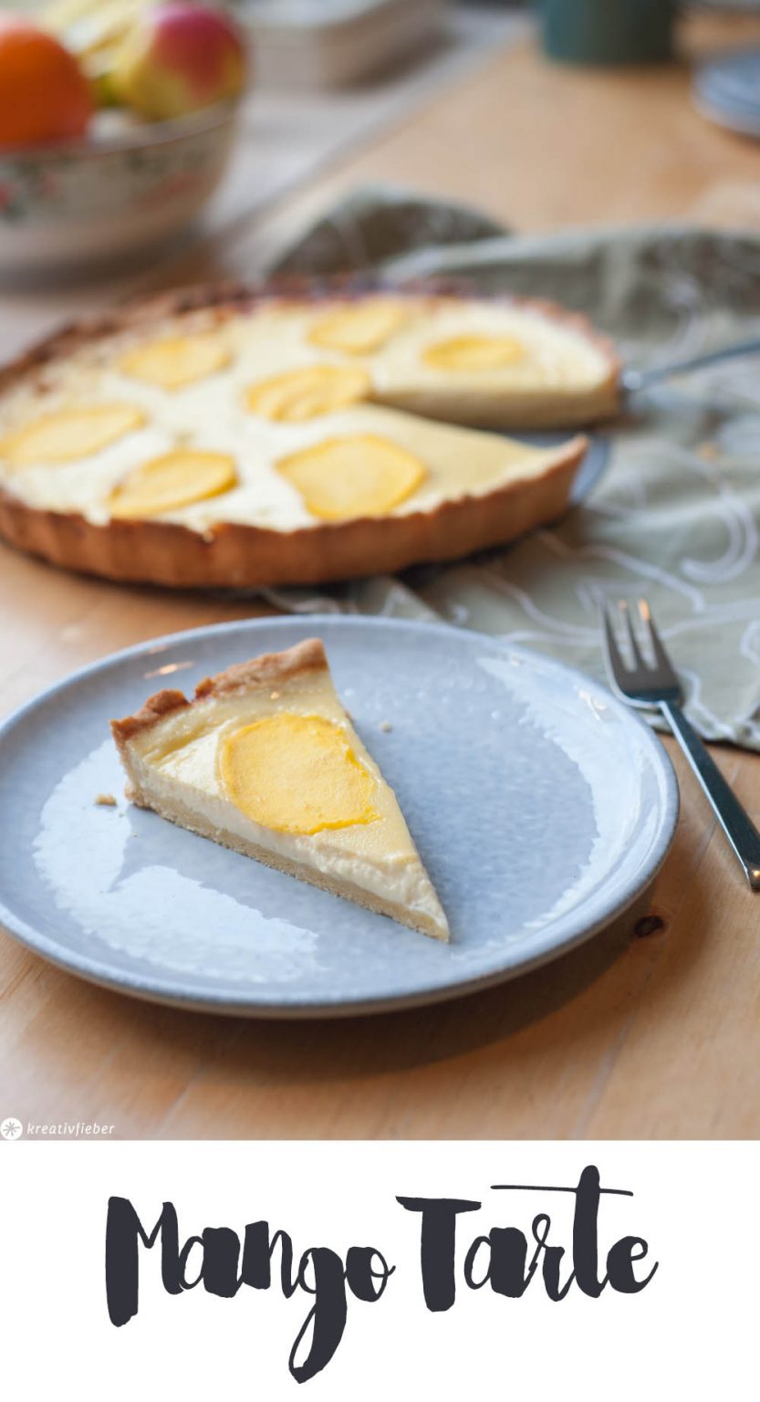 Rezept für Mango-Tarte - so lecker