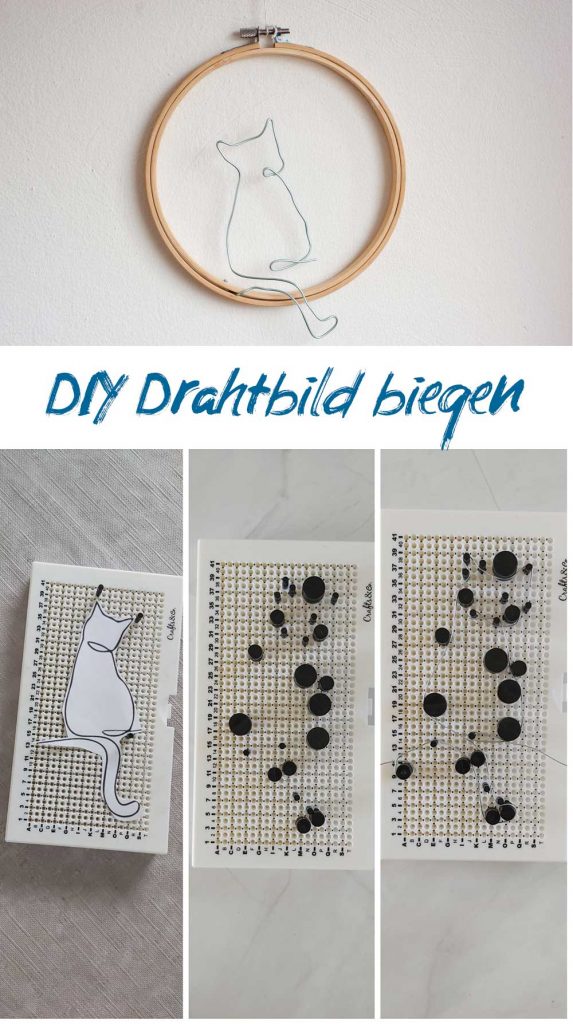 DIY Drahtbilder zum Aufhängen fürs Fenster