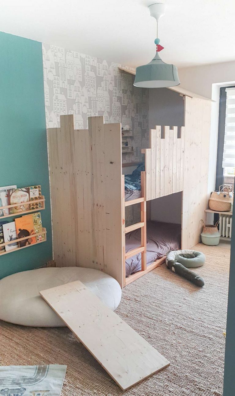 IKEA Kura Hack - DIY Hochbett für zwei Kinder bauen - Etagenbett