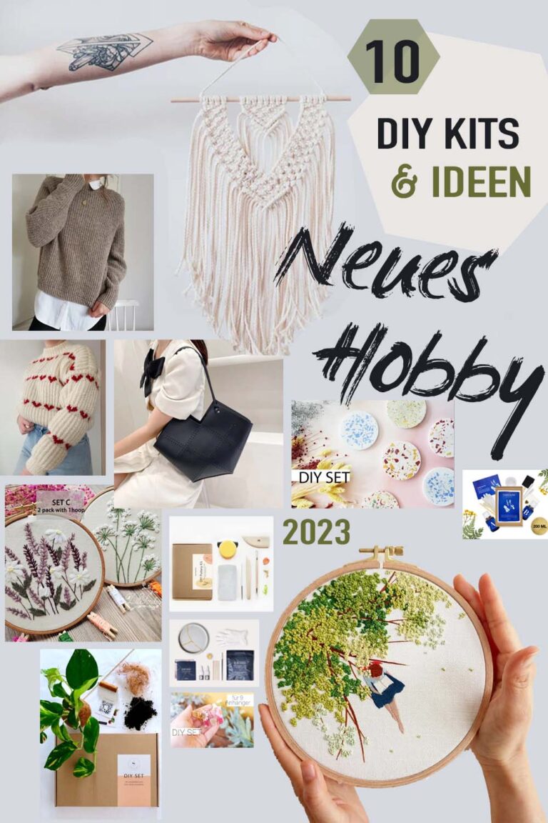10 DIY Kits und Ideen für ein neues kreatives Hobby 2023 - kreativfieber