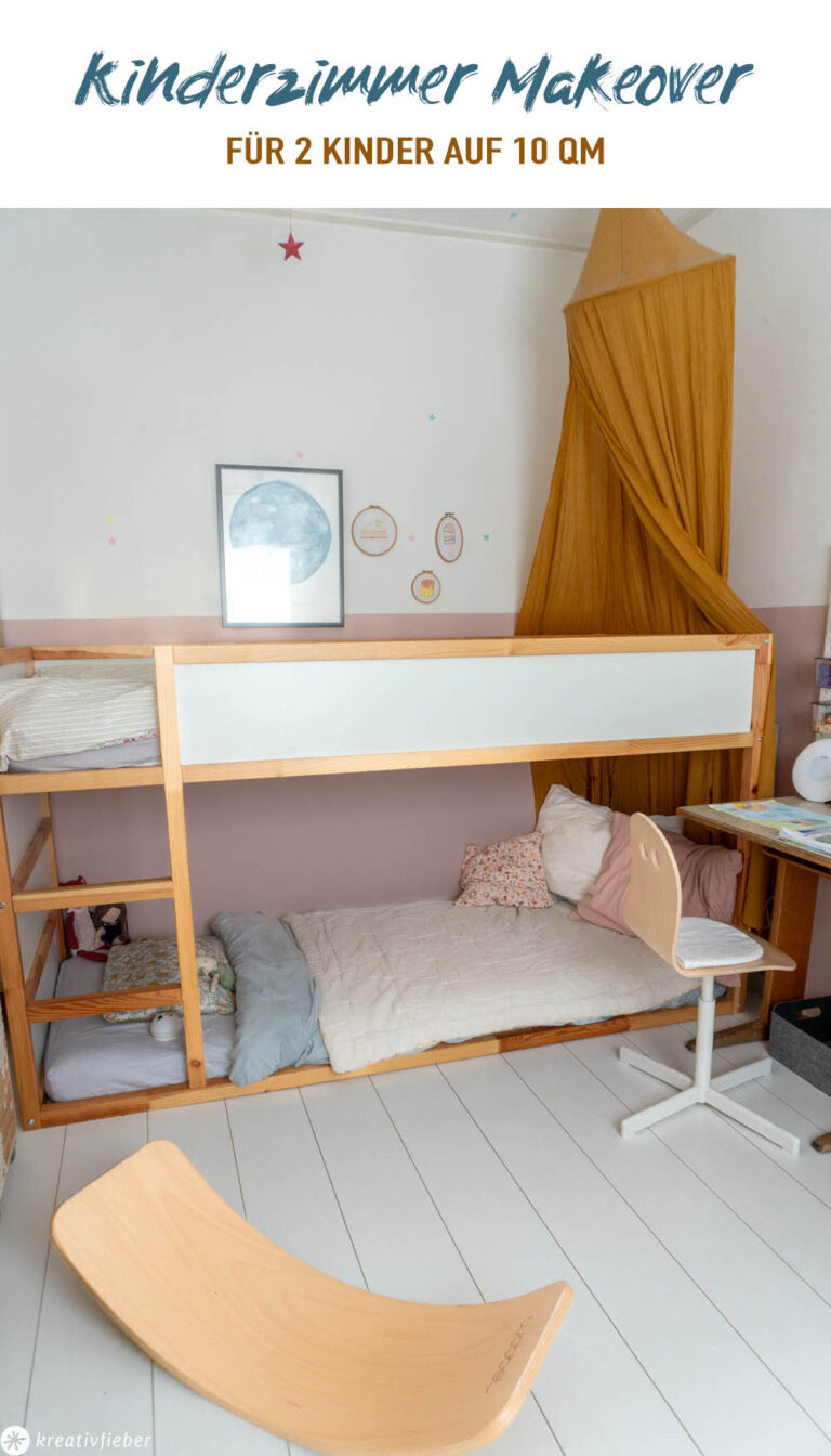 Kinderzimmer Makeover - 2 Kinder auf 15 qm