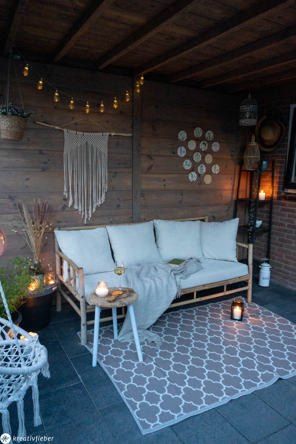 So richtet ihr eine gemütliche Loungeecke im Garten ein - kreativfieber