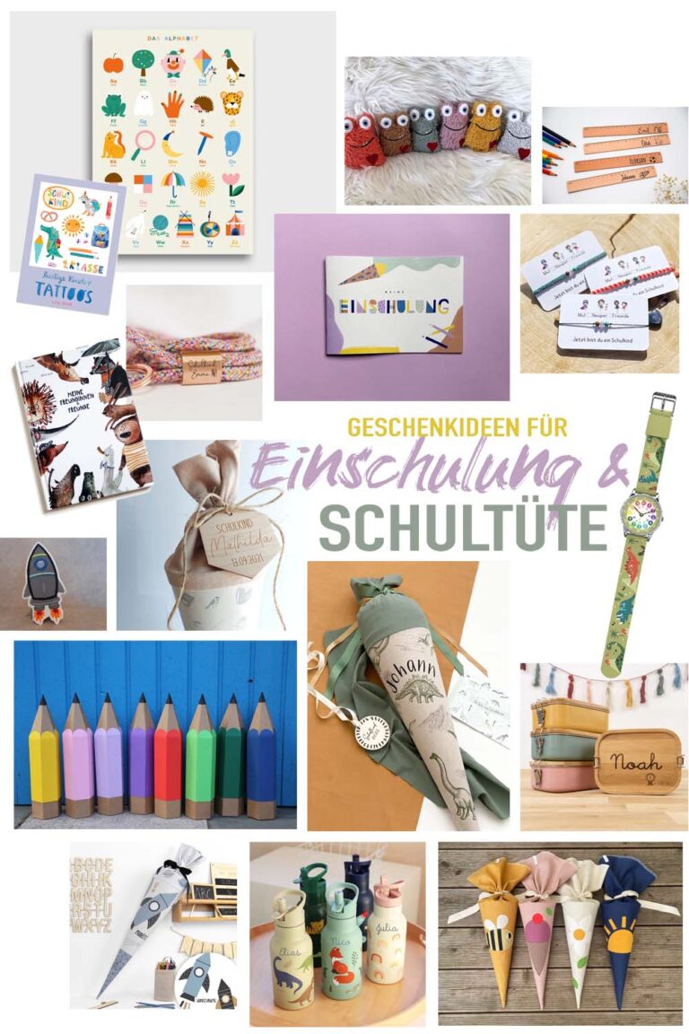 Geschenkideen zur Einschulung 10 Tipps Füllung der Schultüte