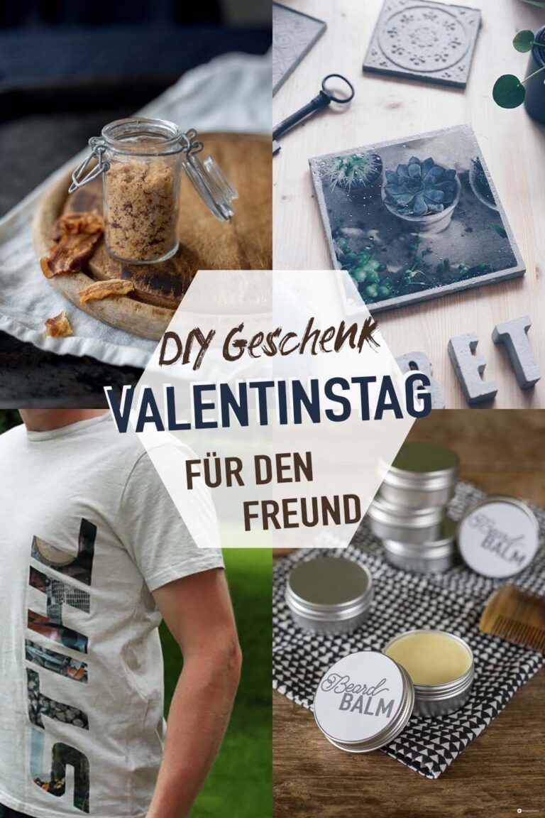 DIY Geschenk Valentinstag für den Freund selber machen 14 Ideen